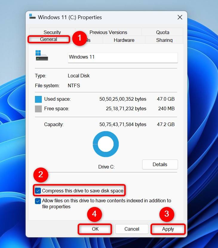 How to Enable and Use File Compression on NTFS Drives in Windows 11