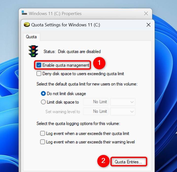 How to Use Disk Quotas to Limit User Storage on Windows 11