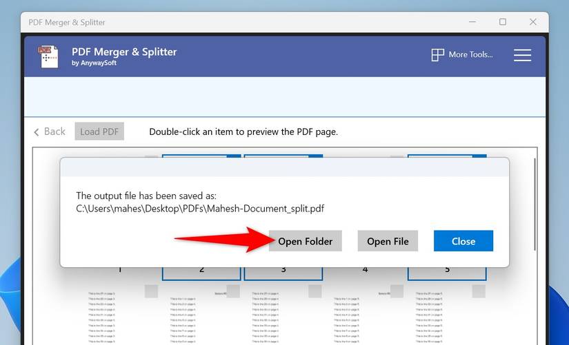 How to Split a PDF File on Windows 11