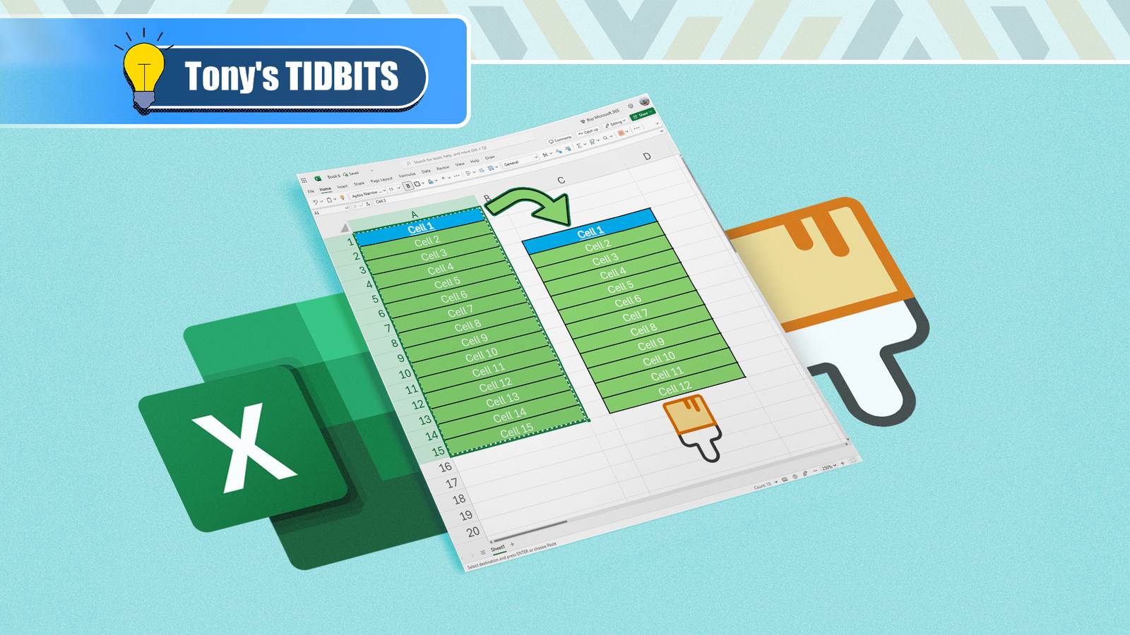 Need to Duplicate Cell Formatting in Excel? Use This Tool