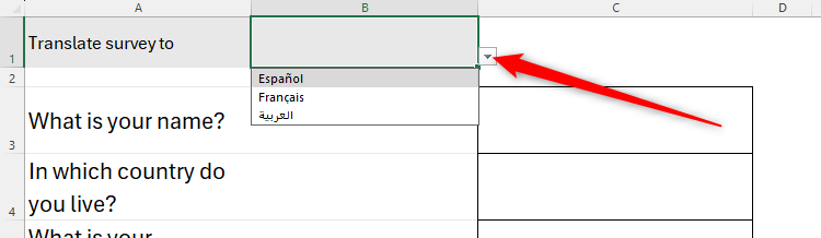 How to Use the TRANSLATE and DETECTLANGUAGE Functions in Excel