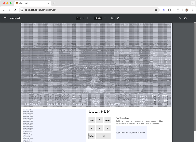 This Is DOOM and Tetris Inside A PDF Document