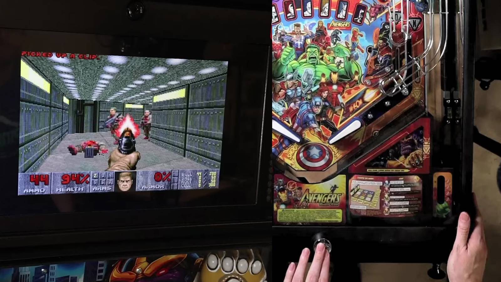 DOOM 2 Now Runs on an Avengers Pinball Machine