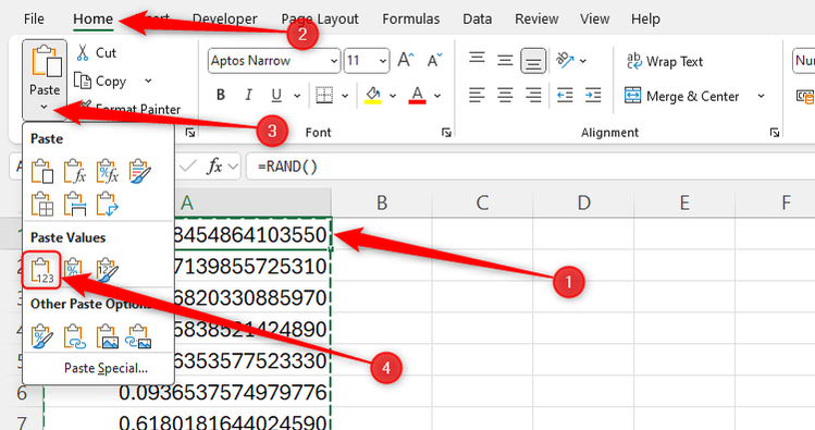 How to Generate, Fix, and Remove Duplicates from Random Numbers in Excel