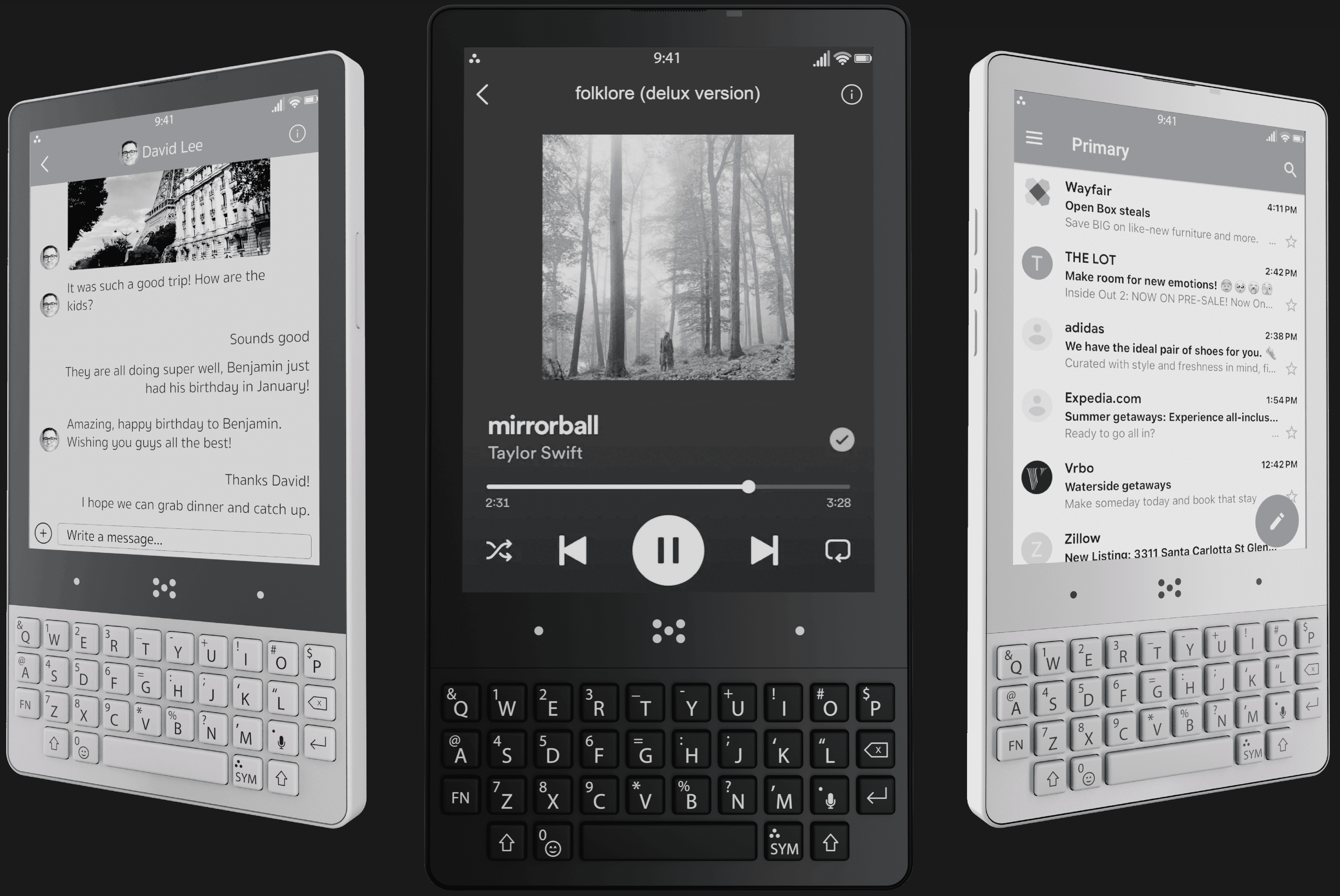 This Minimal E-Ink Phone Is Bringing Back the Blackberry Look