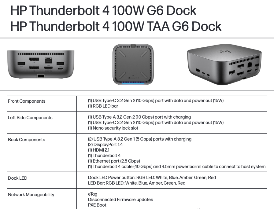 HP’s New Thunderbolt Docks Have So Many Ports