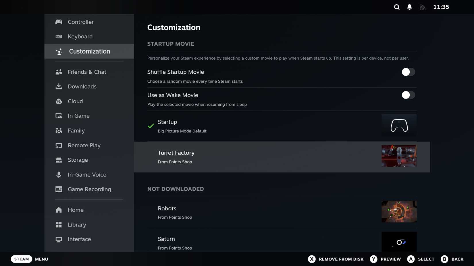 Cómo personalizar su película de inicio de Steam (Steam Deck y panorama ...