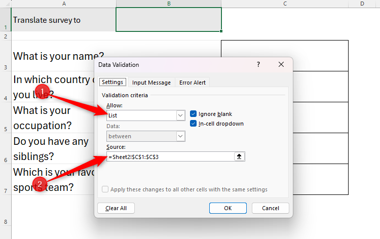 How to Use the TRANSLATE and DETECTLANGUAGE Functions in Excel