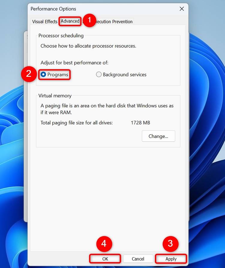 How to Allocate More RAM to Apps or Games in Windows 11