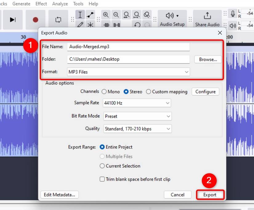 How to Merge Audio Files on Windows 11