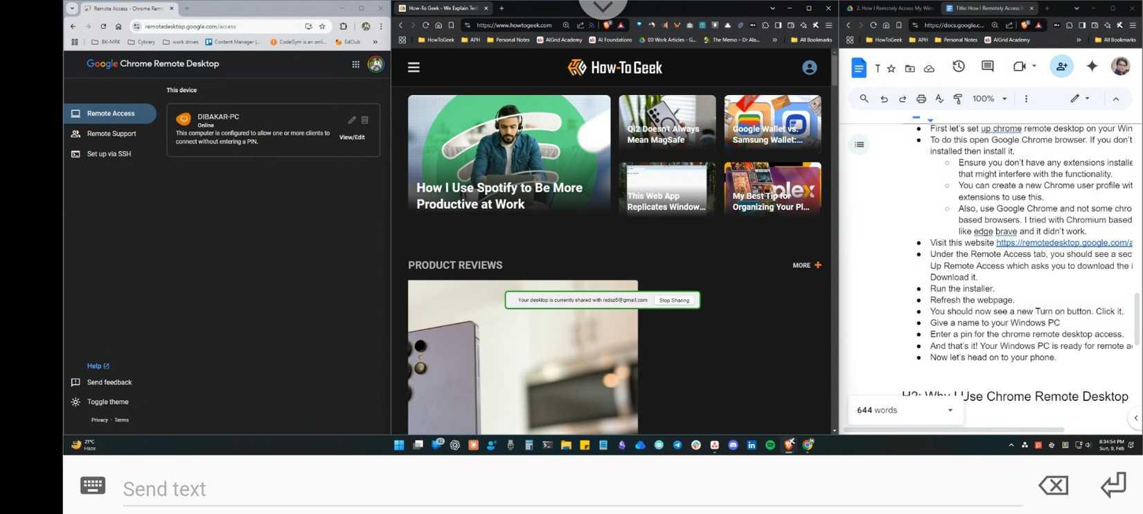 How I Remotely Access My Windows Pc From My Android Phone