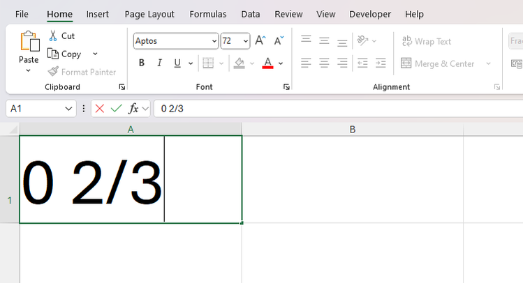How to Stop Excel From Changing Your Fractions