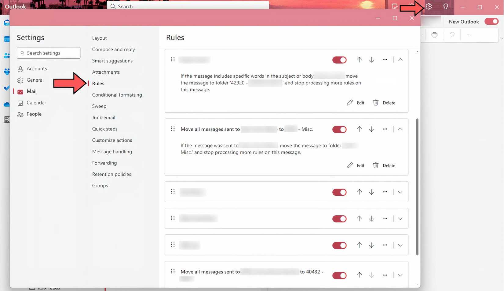 How to Set Up Rules in the "New" Outlook