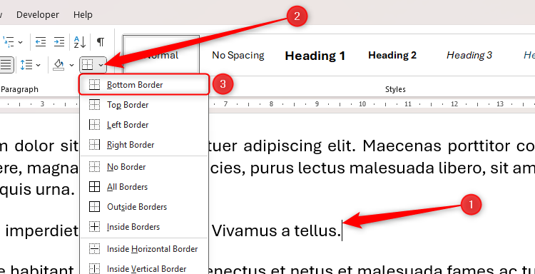Dont Draw Horizontal Separator Lines Manually In Word Use This Method