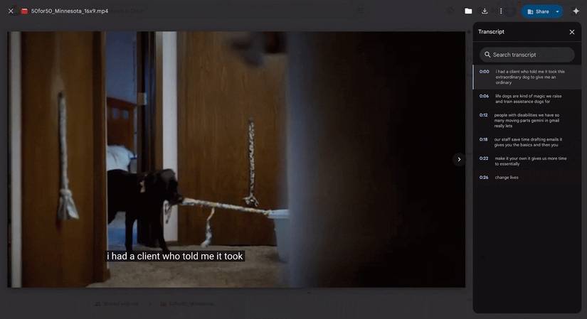 Google Drive Now Creates Transcripts and Captions for Your Videos