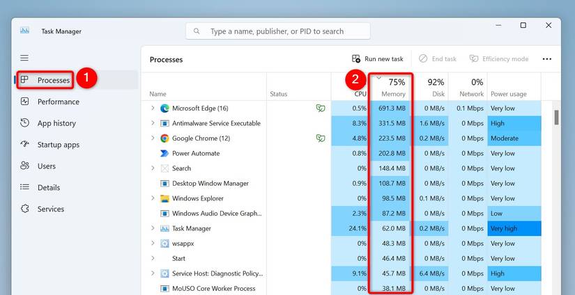 How to Free Up RAM on Windows 11