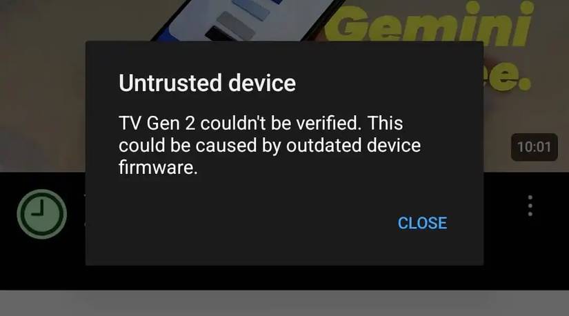 Days Later, Chromecasts Are Still Not Allowing Users to Cast Videos