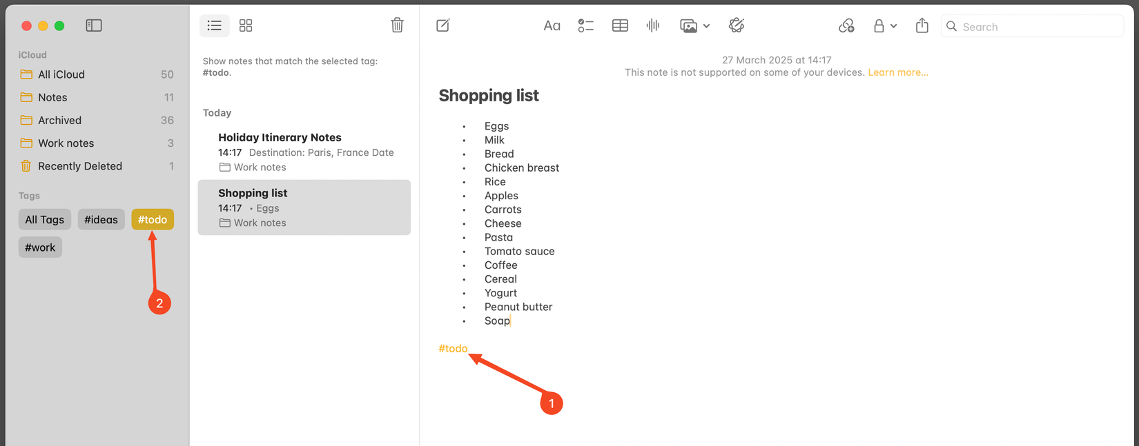 9 Quick Tips for Apple Notes on a Mac