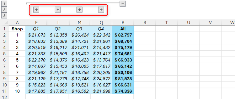 Don’t Hide and Unhide Columns in Excel—Use Groups Instead