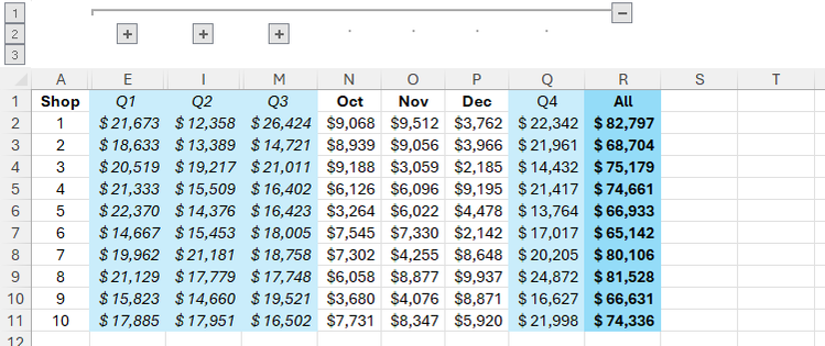 Don’t Hide and Unhide Columns in Excel—Use Groups Instead