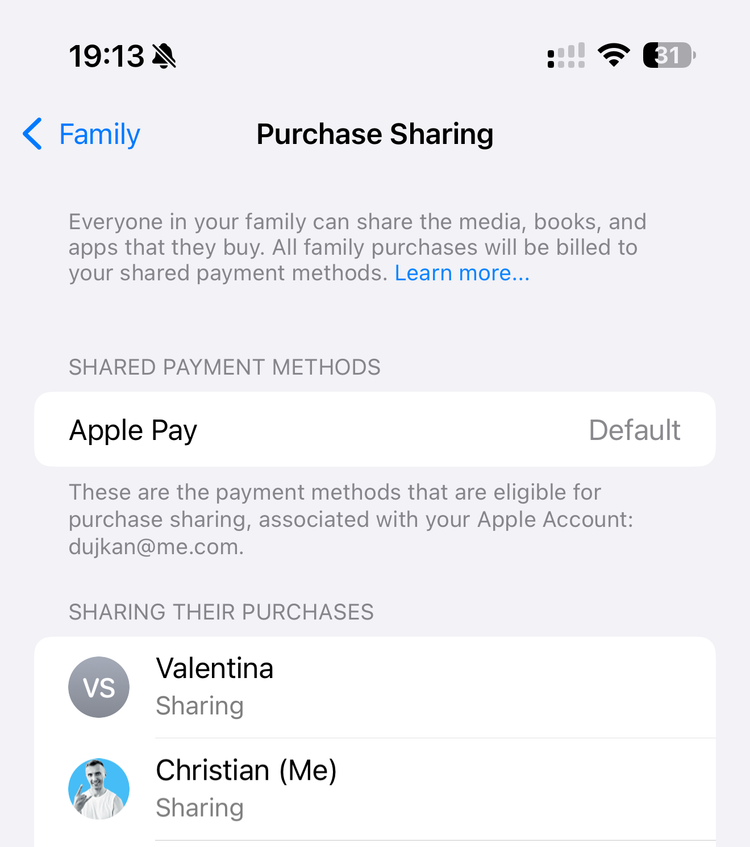 The Simple Reason I Don't Use Apple Family Sharing (However Good It Is)