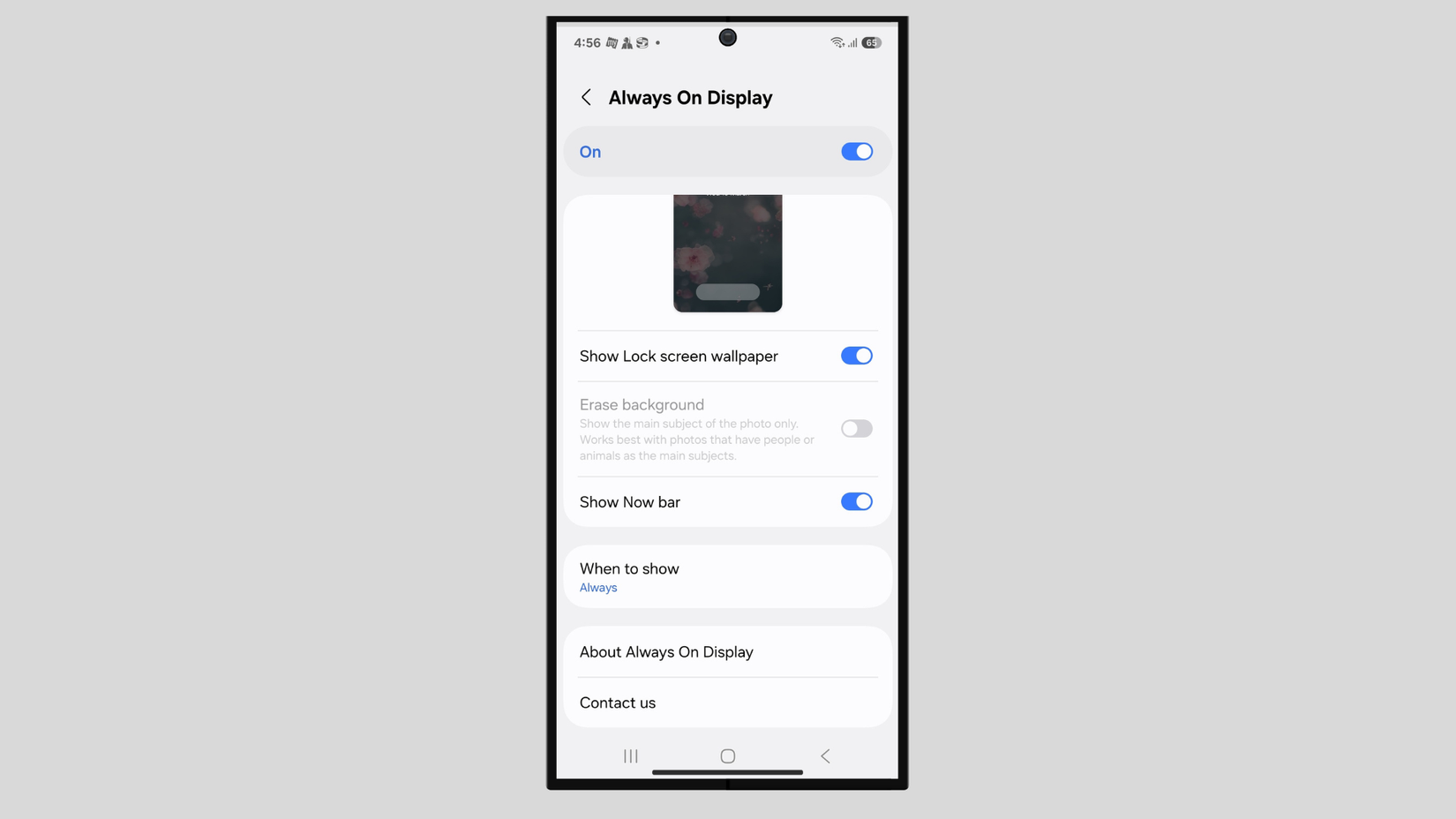How to Customize the Always-on Display on a Samsung Galaxy Phone
