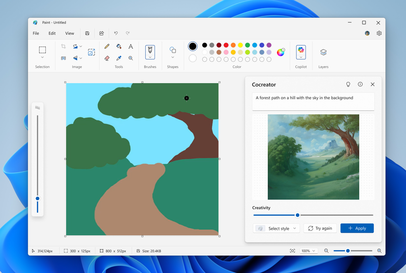 Windows Paint Is Getting More AI Art Updates