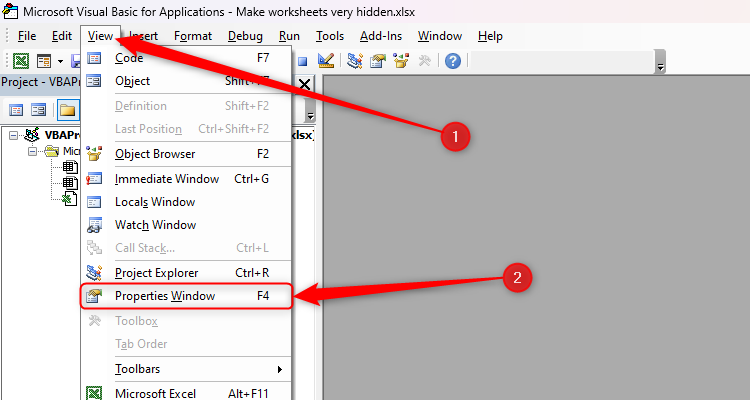 How to Completely Hide an Excel Worksheet