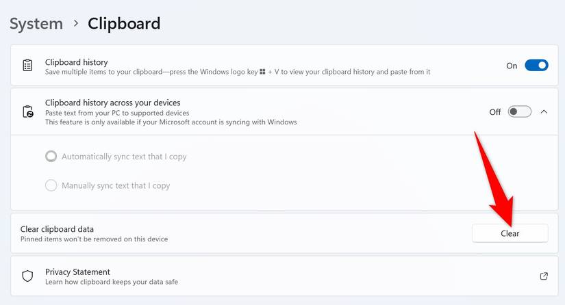 8 Ways to Clear the Clipboard on Windows 11