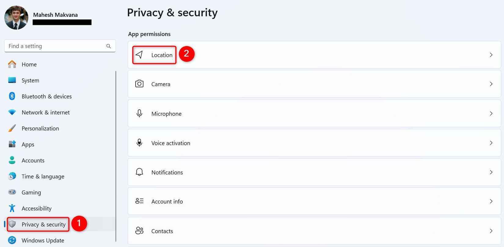 How to Disable Location Tracking on Windows 11