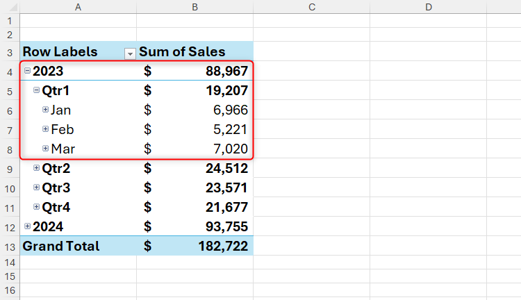 How to Create a Timeline Filter in Excel