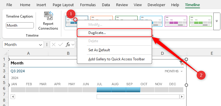How To Create A Timeline Filter In Excel