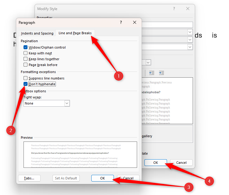 How to Control Hyphens in Microsoft Word