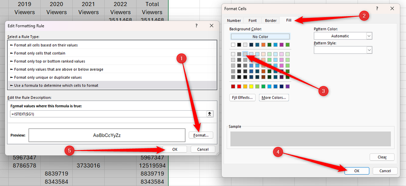 How to Format a Spilled Array in Excel