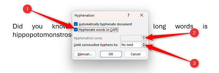 How to Control Hyphens in Microsoft Word