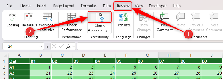 How to Make Your Excel Spreadsheet Accessible to All