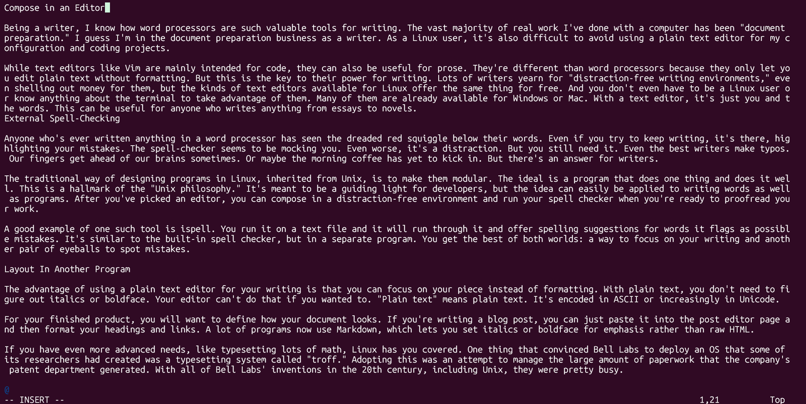 7 Linux Text-Processing Tips to Get the Most Out of Your Plain Text