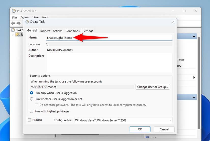 How to Schedule a Windows 11 Theme Change Based on Time of Day