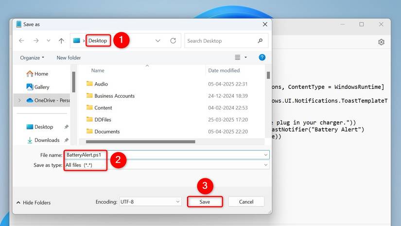 How to Set Custom Low Battery Alerts on Windows 11