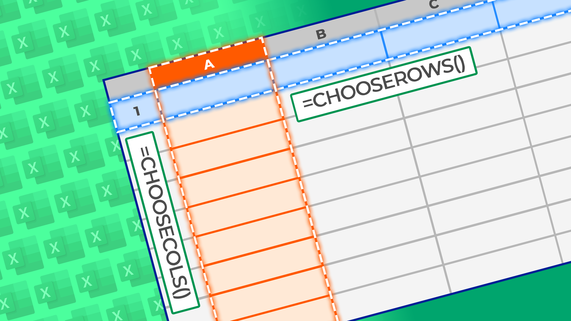 How to Use the CHOOSECOLS and CHOOSEROWS Functions in Excel to Extract Data