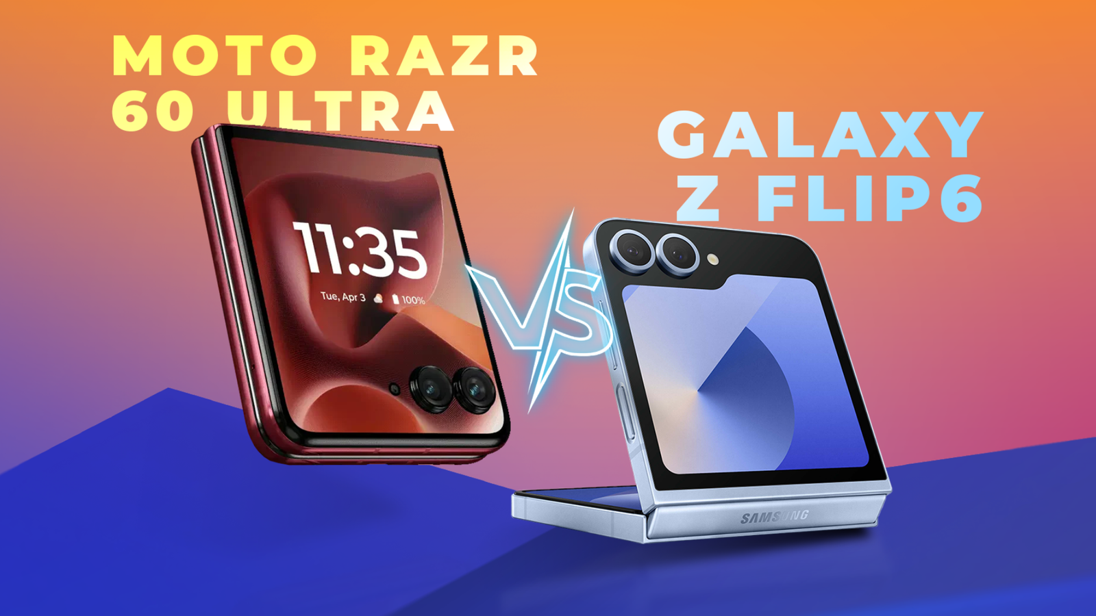 Moto Razr Ultra (2025) vs. Samsung Galaxy Z Flip 6