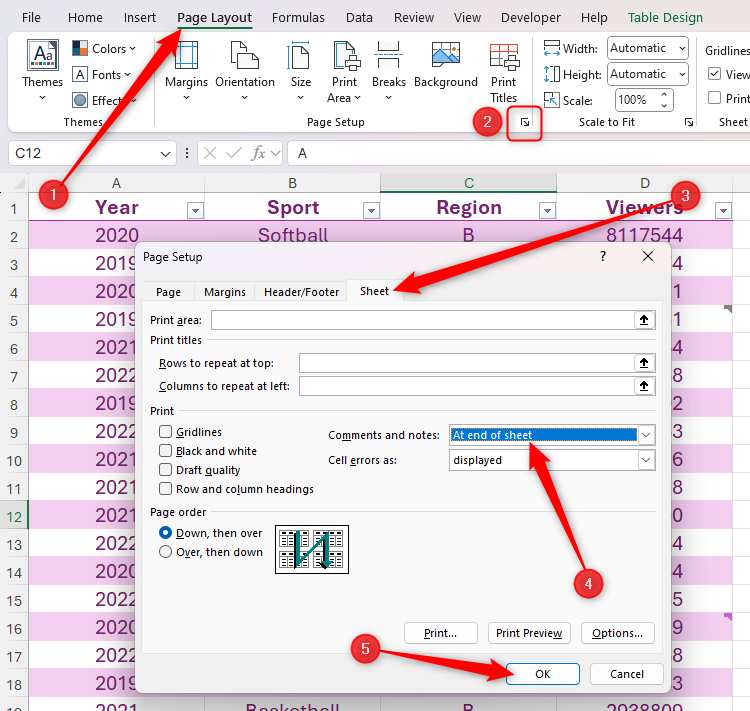 Comments vs. Notes in Microsoft Excel: What's the Difference?