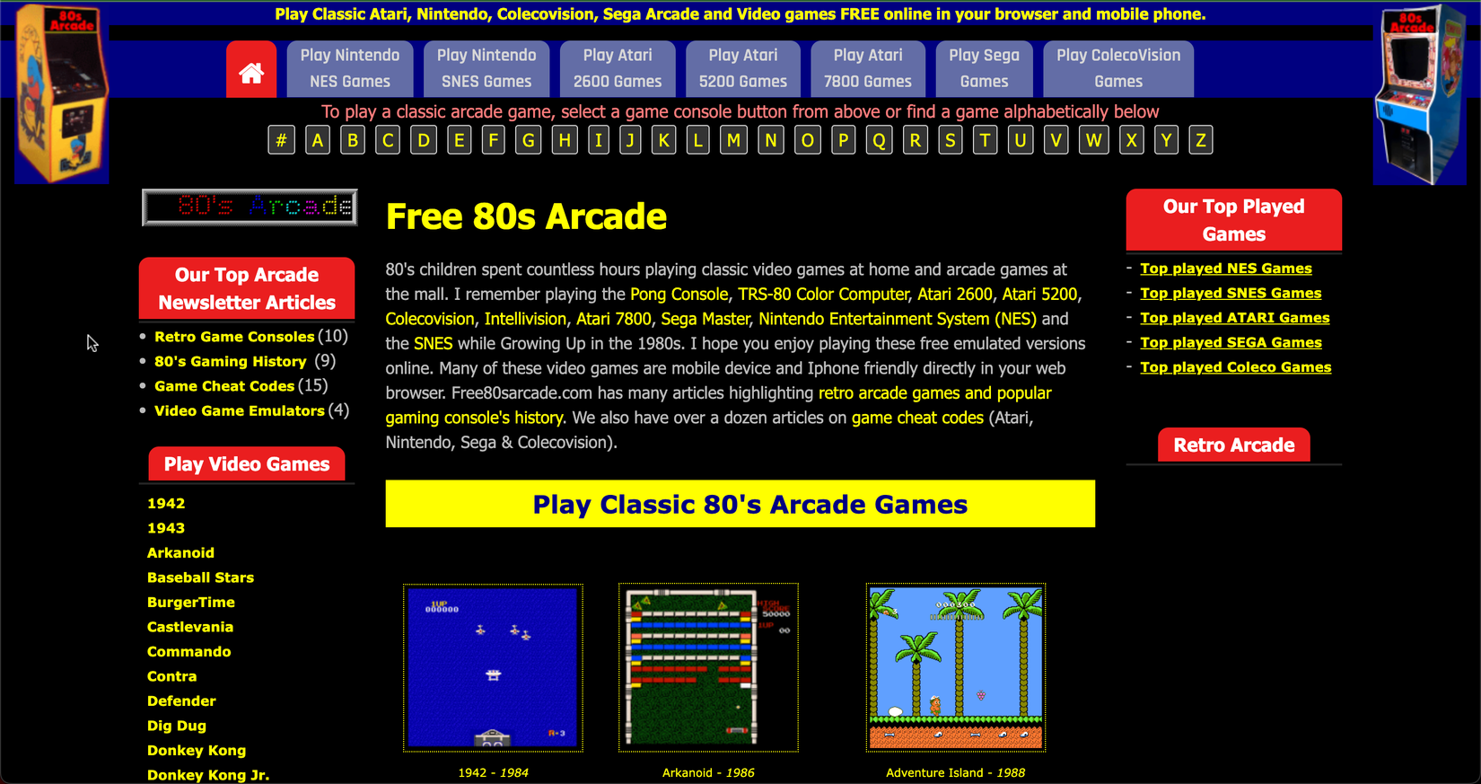 How to Play Classic Arcade Games in Your Browser