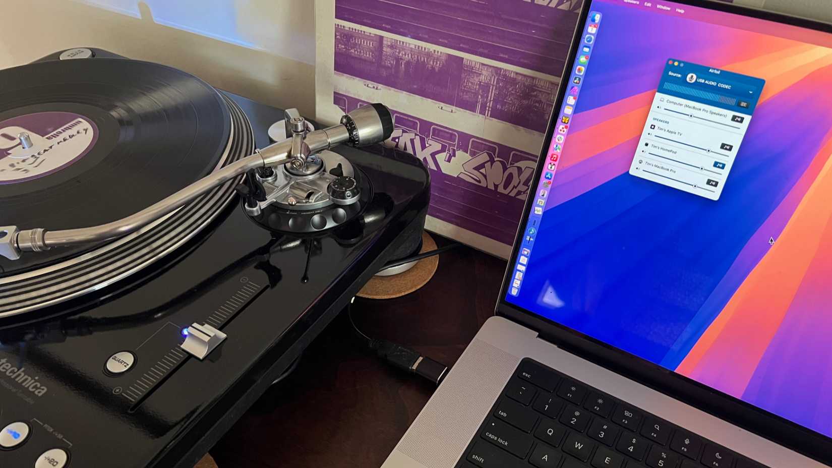 How I Got My Turntable to Play Wirelessly Over AirPlay to a HomePod