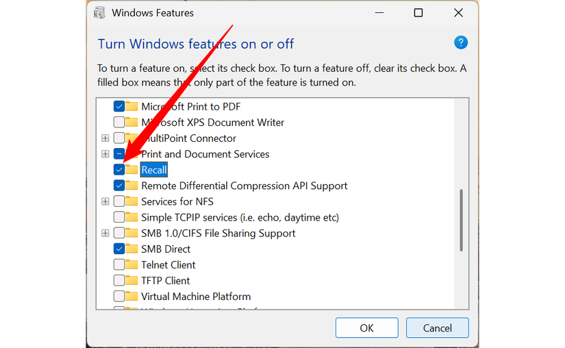 How to Disable Recall on Windows 11