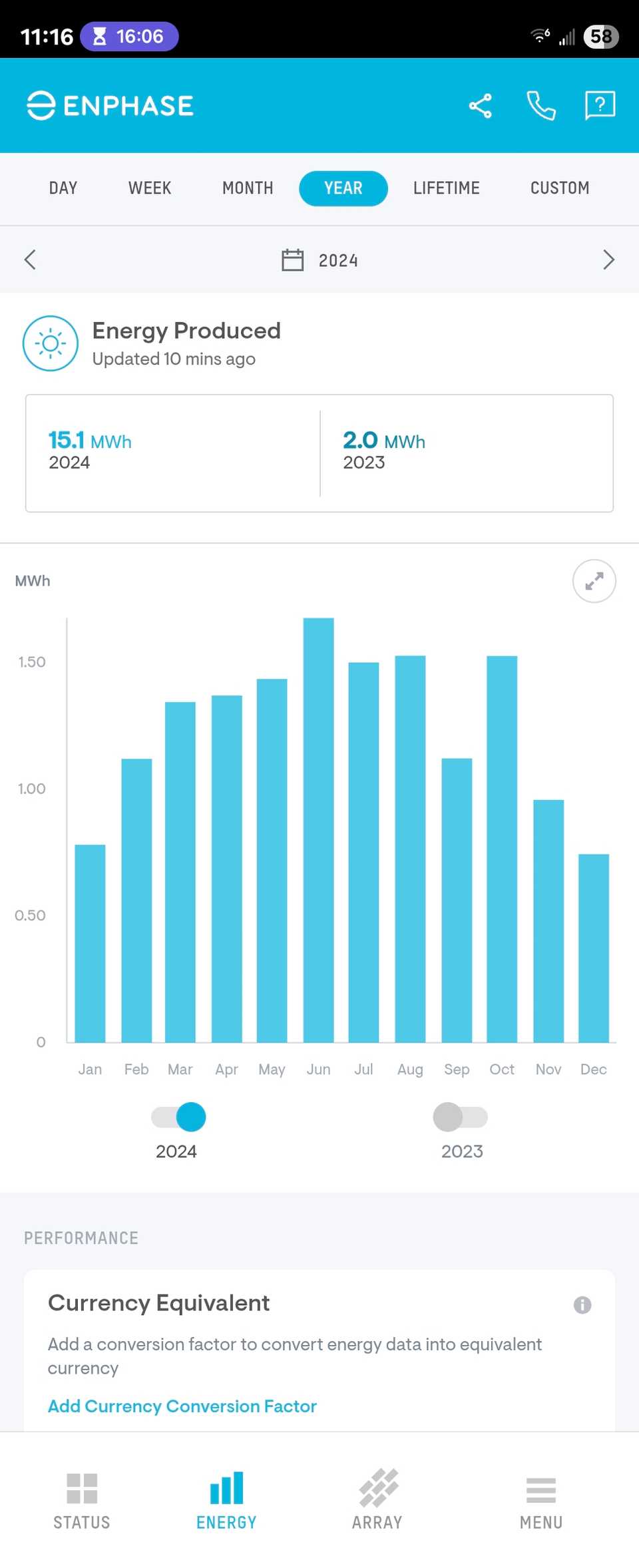 What It's Like Viewing Solar Panels Through an Android App