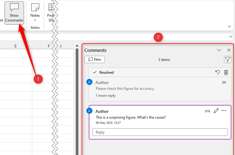 Comments vs. Notes in Microsoft Excel: What's the Difference?