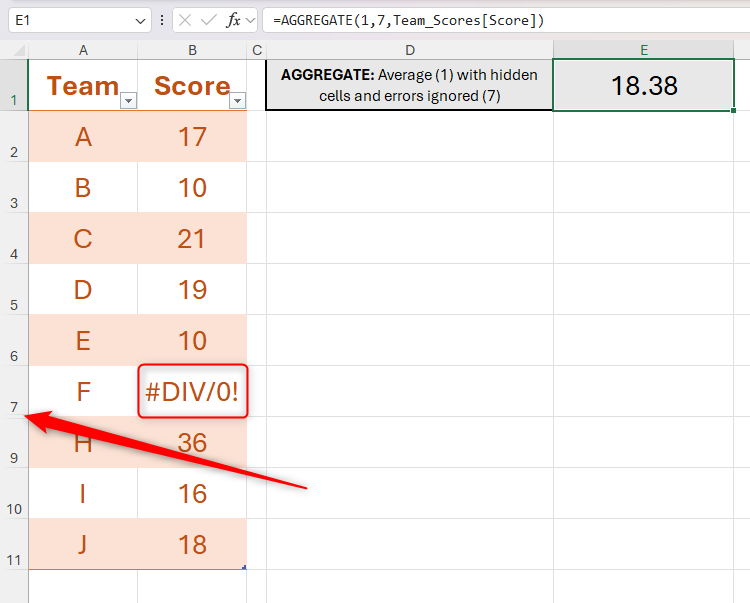 Subtotal Vs Aggregate In Microsoft Excel