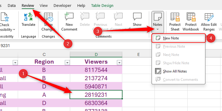 Comments vs. Notes in Microsoft Excel: What's the Difference?