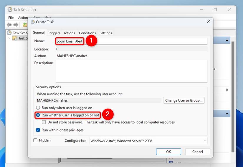 How to Get Email Notifications When Someone Logs Into Your Windows PC
